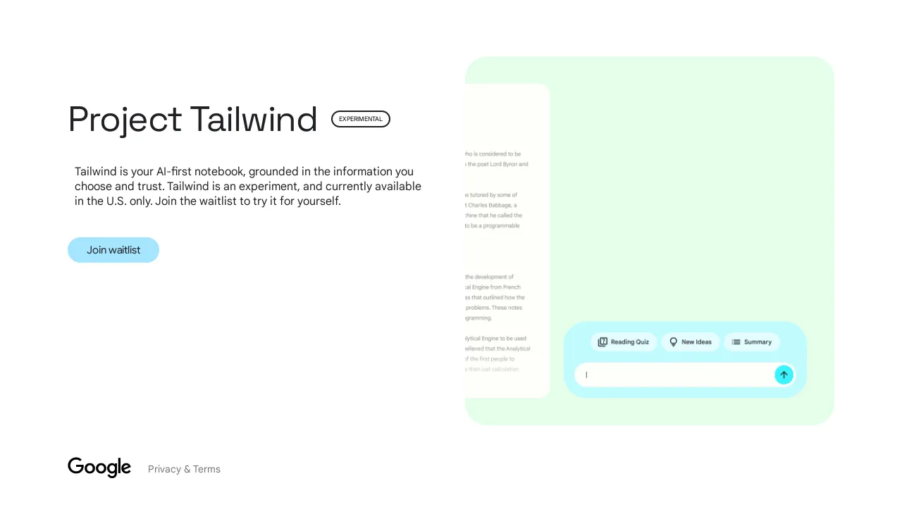 Project Tailwind - BestofAI